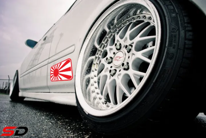 JDM Flag Logo Design Sticker | Lazada PH