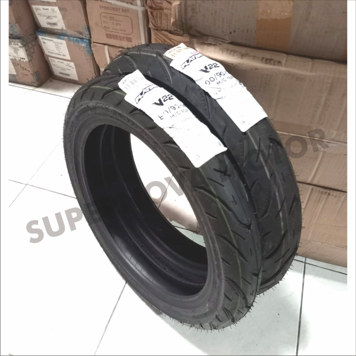 BAN LUAR CORSA 80/90, 90/90 RING 14 CORSA PLATINUM V22 BAN MOTOR MATIC RING 14 TUBELESS | Lazada ...