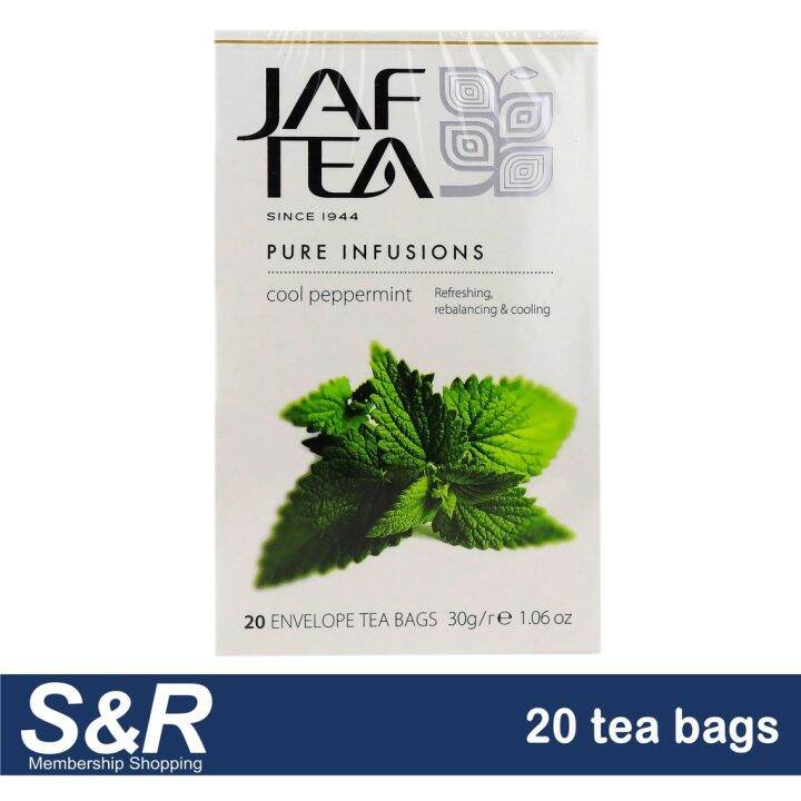 Jaf Tea Pure Infusions Cool Peppermint 20 tea bags | Lazada PH