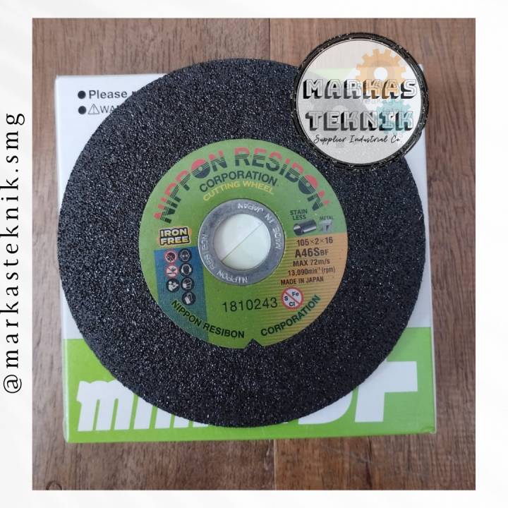 NIPPON RESIBON Batu Gerinda Potong Iron Free 4" / Cutting Wheel 4 Inch ...
