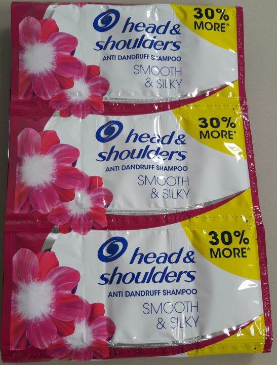 Head & Shoulders Anti Dandruff Shampoo Smooth & Silky (12ml x 12) | Lazada PH