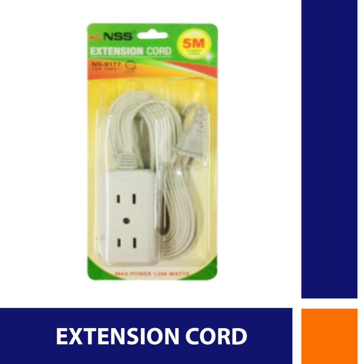 VFM 5 Meters Extension Socket 2 Gang Extension Cord | Lazada PH