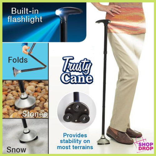 Sale Now! Magic Sturdy Foldable Trusty Cane with Built-In Lights ...