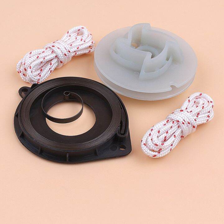 Starter Pulley Recoil Spring Rope Tune Up Kit Fit Husqvarna 340 345 ...