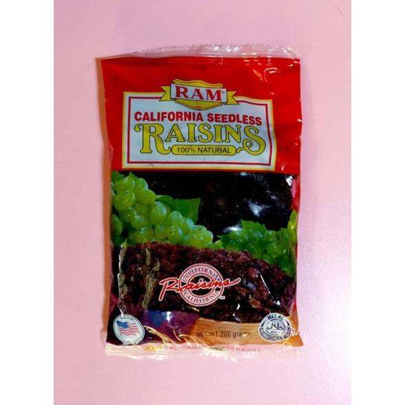 RAM California Seedless Raisins 200g | Lazada PH