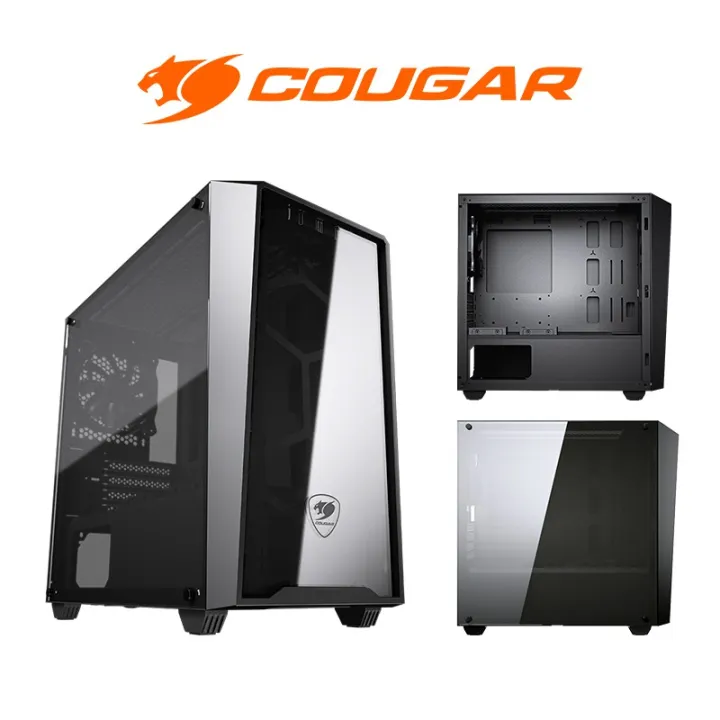 COUGAR Mini Tower Desktop Gaming Case, PC Case with Tempered Glass Side ...