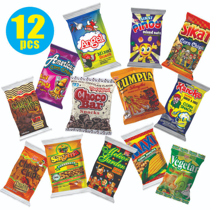 OK Mixed Snack Chips Crisps Mixed flavor 12PCS | Lazada PH