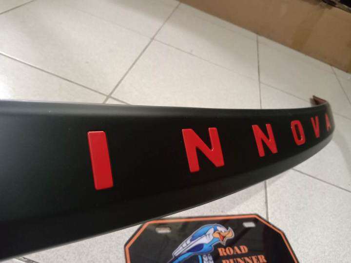 2016 - 2023 Innova Hood Guard Lip - Front Lip Hood Shield - Red Logo ...