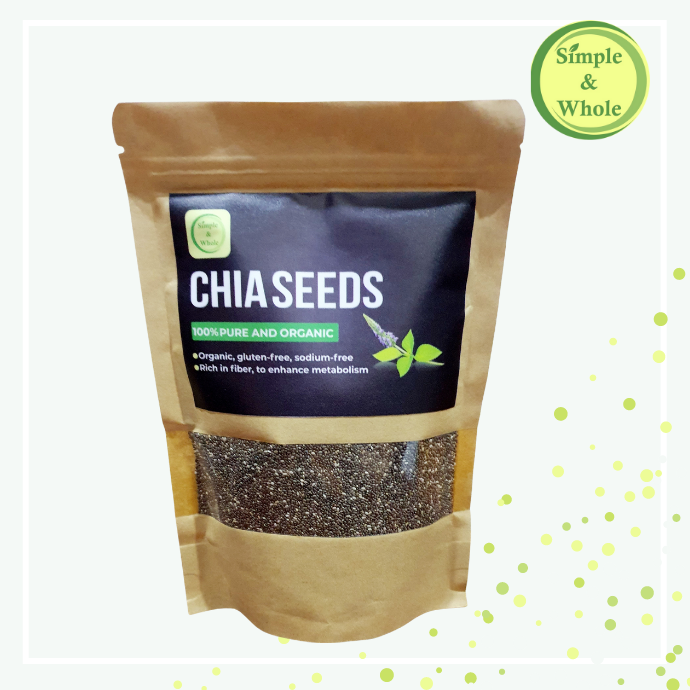100% Organic Chia Seeds (Simple and Whole) 180g-720g | Lazada PH