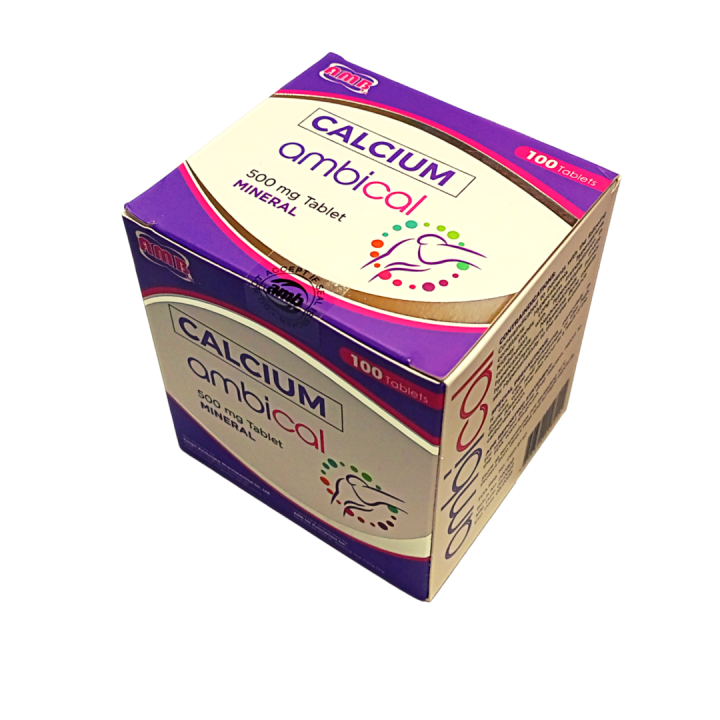 AMB HK Calcium 500mg - Ambical Mineral - 100 Tablets | Lazada PH