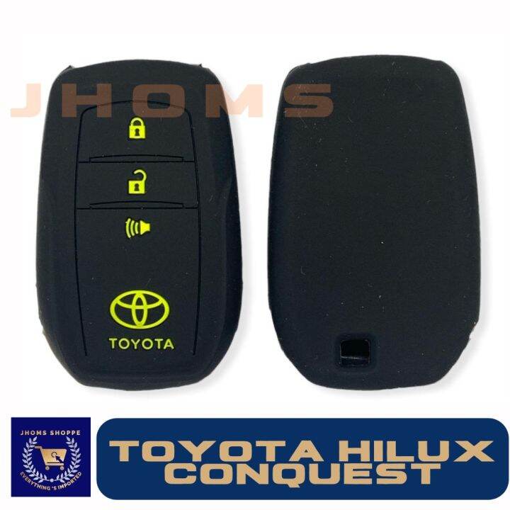 Silicone Car Key Cover for Toyota Hilux Conquest / Toyota Land Cruiser ...