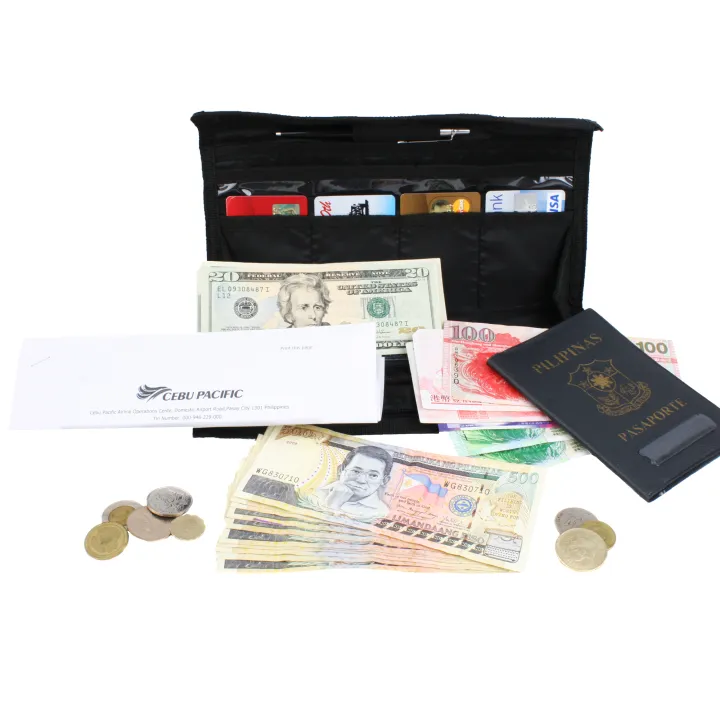 Le Organize Deltrax Canvas Large Passport Organizer Travel Unisex Men ...