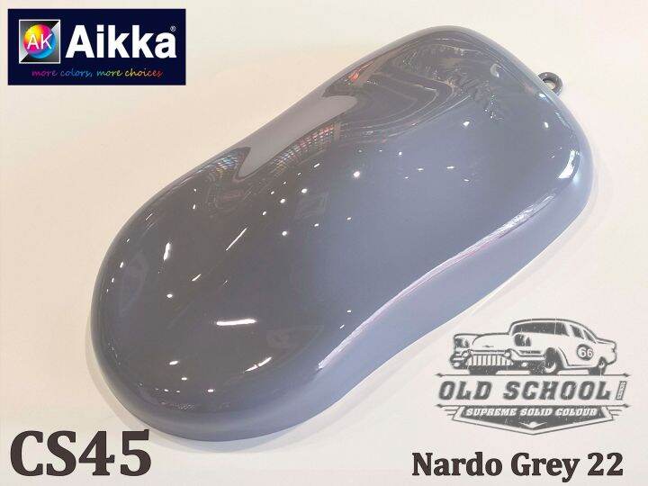 AIKKA CS45 NARDO GREY 22 OLD SCHOOL SUPREME SOLID COLOUR 2K PAINT | Lazada