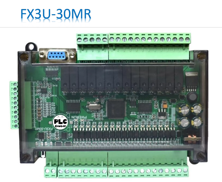 PLC BOARD FX3U-30MR Analog Input 6ch. Analog output 2ch. RS485+RTC function | Lazada.co.th
