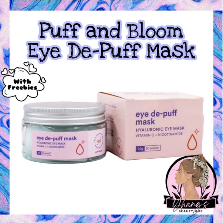 Puff and Bloom - Eye De-Puff Mask Hyaluronic Eye Mask Vitamin C ...