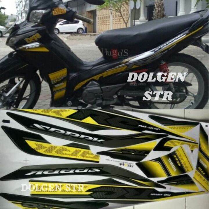 Striping Sticker Stiker Variasi Motor Jupiter Z1 Spark RC Grafis 2 ...