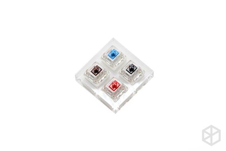 aluminum or Acrylic Switch Tester Gateron switches Blue Black Blue Red ...