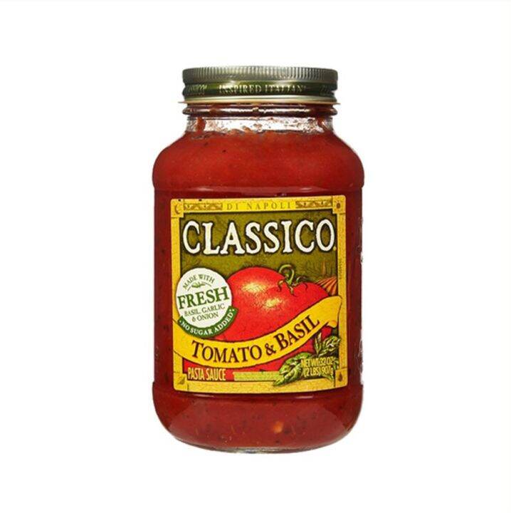 Classico Tomato and Basil Pasta Sauce - Low Carb, KETO Friendly : 32 oz ...