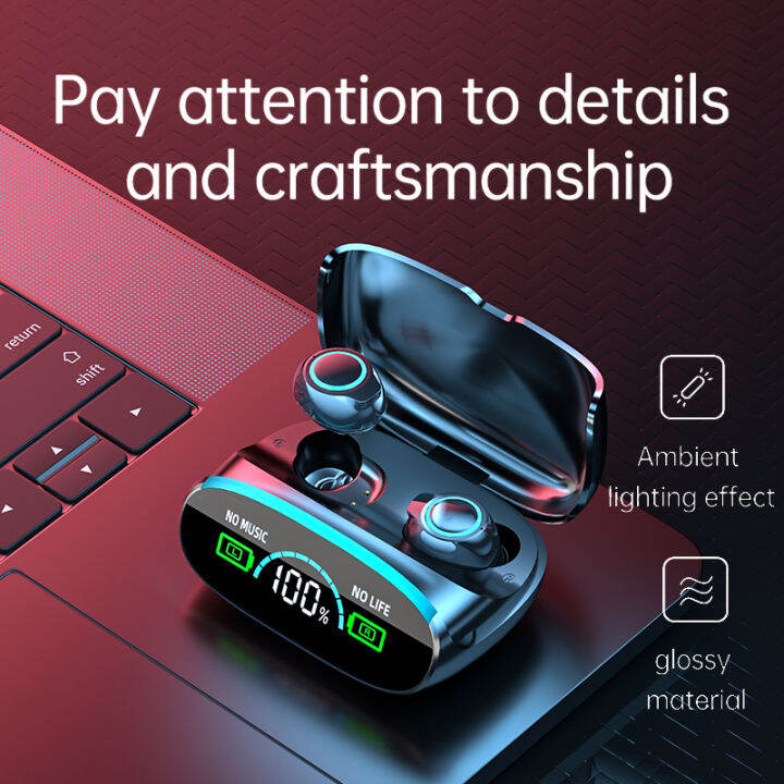 Liplasting M38/M39 TWS บลูทูธ5.1หูฟังสมาร์ทสัมผัสไร้สายเกมหูฟังกีฬากัน ...