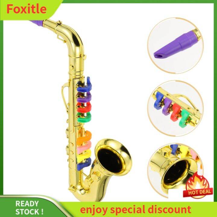 Foxitle Instrument Saxophone Model 8 Hole Little Instruments Mini ...