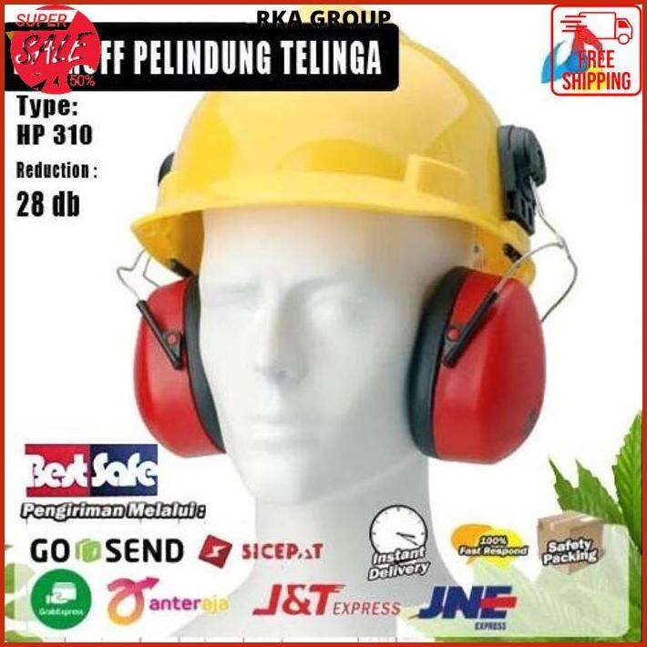 Pelindung Telinga Earmuff Tempel Di Helm 28Db Base Safe Hp310 Dijamin ...