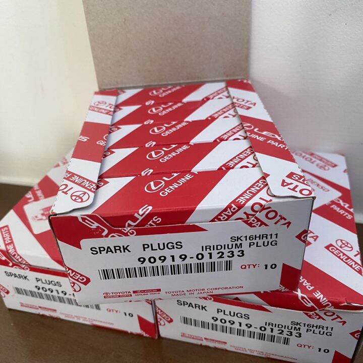 OEM 90919-01233 SK16HR11 หัวเทียน DENSO IRIDIUM TOYOTA Spark Plug สำหรับ Toyota Camry RAV4 Scion ...