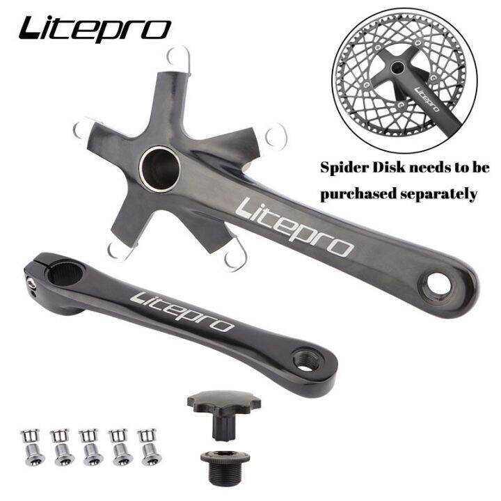 Meroca【COD】【Free Shipping】Litepro Crankset Hollowtech Folding Bike ...