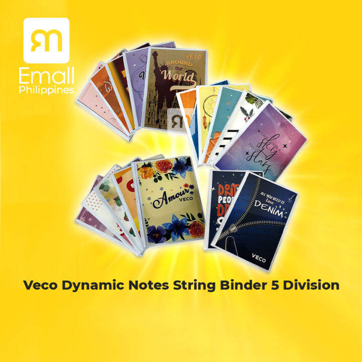 Emall Philippines Veco Dynamic Notes String Binder 5/10 Division ...
