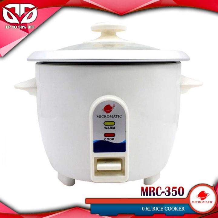 Micromatic MRC-350 Rice Cooker 0.6L(white) | Lazada PH