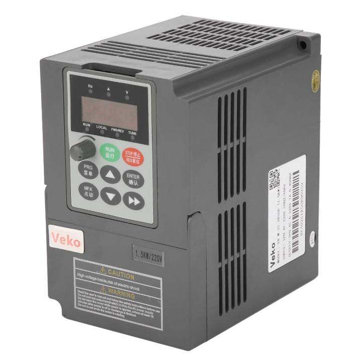 1.5kW 2HP Vector Type VFD Frequency Inverter Converter 1-Phase 220V to 3-Phase 0-220V 7A | Lazada PH