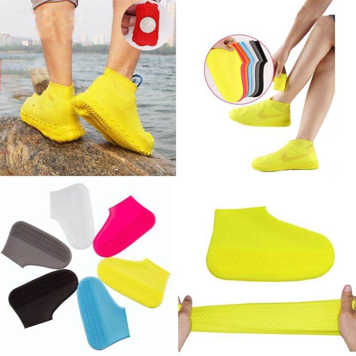 Silicone Shoe Cover Waterproof Shoe Cover Thickened And Non-Slip ...