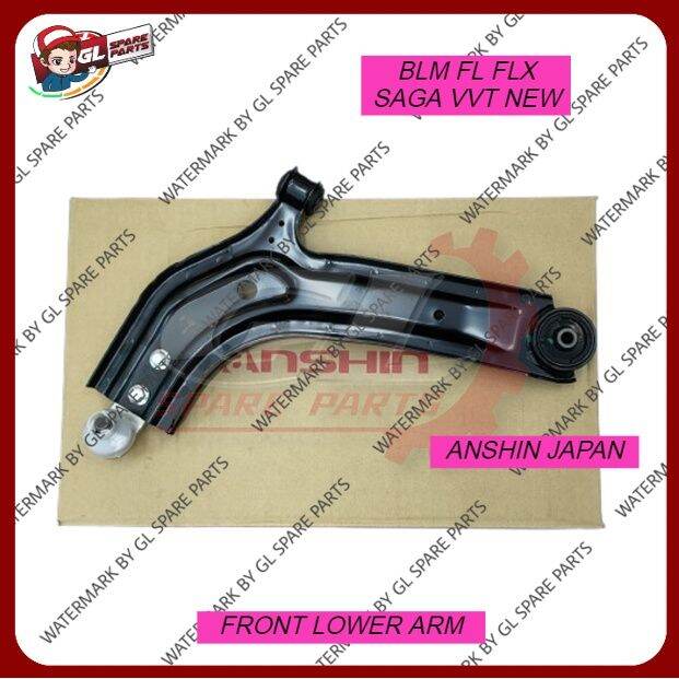 FRONT LOWER ARM PROTON BLM FL FLX / SAGA VVT NEW (ANSHIN JAPAN) LOWER ...