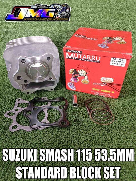 MUTARRU SUZUKI SMASH 115 53.5MM STANDARD CYLINDER BLOCK SET | Lazada PH