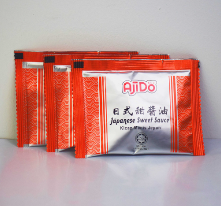 AjiDo Halal Japanese Sweet Sauce / Kicap Manis Jepun Mini Sachet 18gm x ...