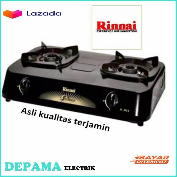 Rinnai RI-302S Kompor Gas 2 Tungku Sun Burner | Lazada Indonesia