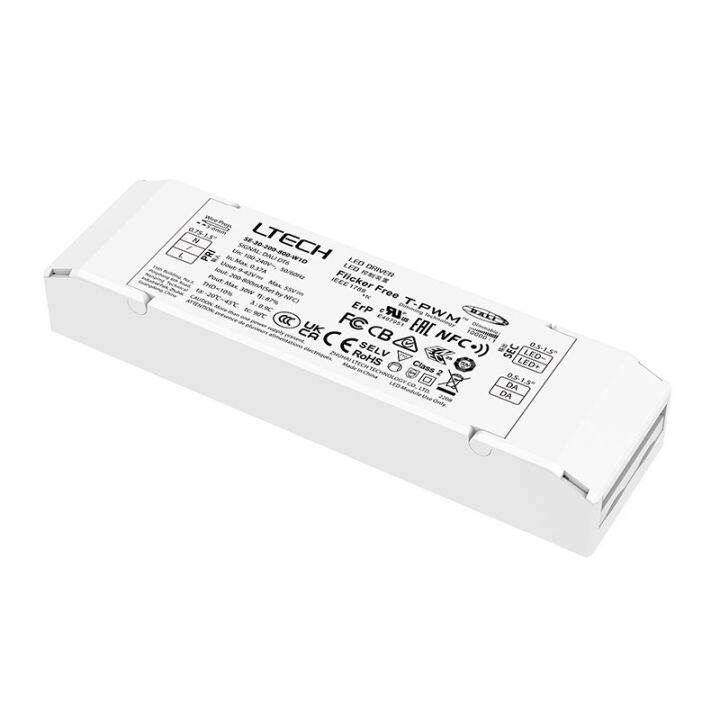 LTECH DALI CC Dimming Driver 100-240V Input 30W 40W 200-800mA 300-1050mA Output NFC Constant ...