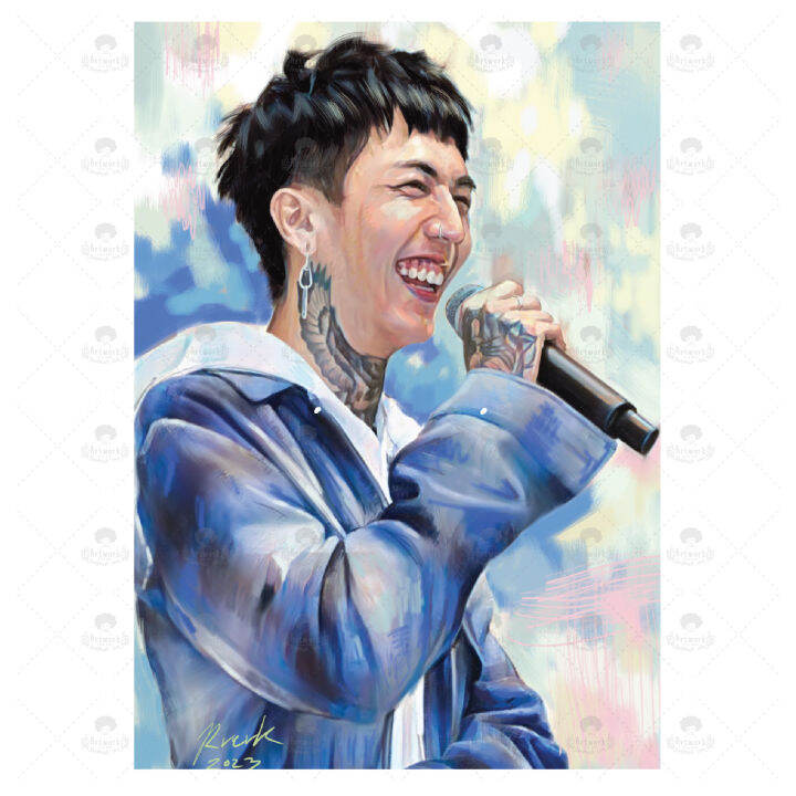 ภาพวาด ไอดอล ID025 พี่ฮาย ทรงอย่างแบด (พี่ Hye วง Paper planes) วาดจาก ...