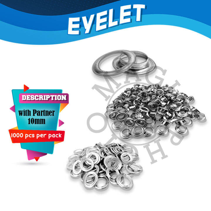 10mm Eyelet for Tarpaulin (1000 pcs per pack) | Lazada PH