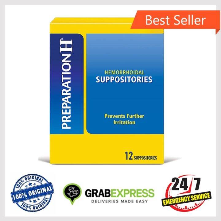 【COD】 ON-HAND! Preparation H Hemorrhoid Symptom Treatment Suppositories ...