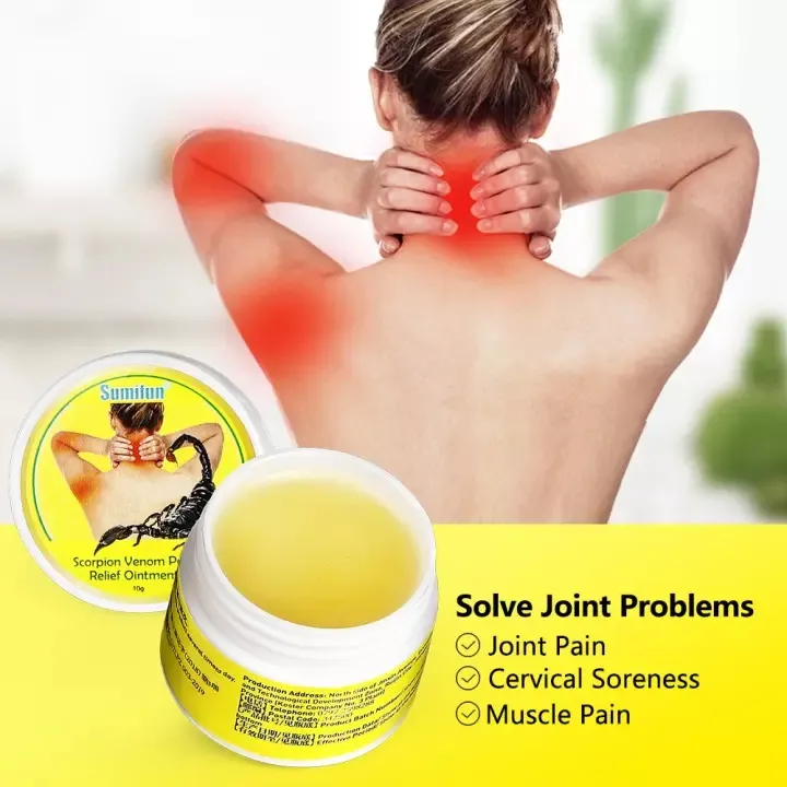 [Hot Sale] 100% easy to use, Scorpion Venom Gourd Pain Relief Cream 10g ...