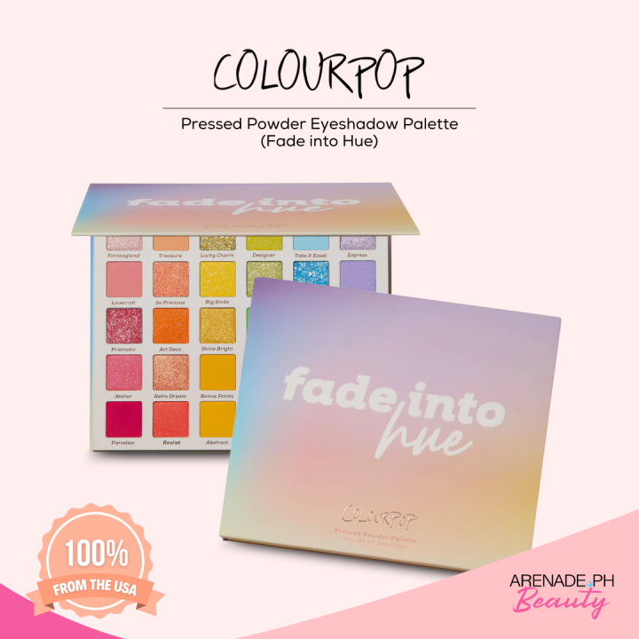 ColourPop Pressed Powder Eyeshadow Pallete | Fade into Hue - 0.80oz ...