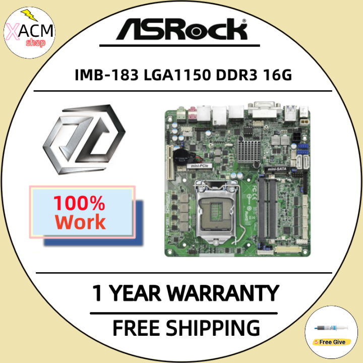 ใช้ ASRock เมนบอร์ด H81 IMB-183 LGA1150สำหรับอุตสาหกรรมบอร์ดคอนโทรล ...