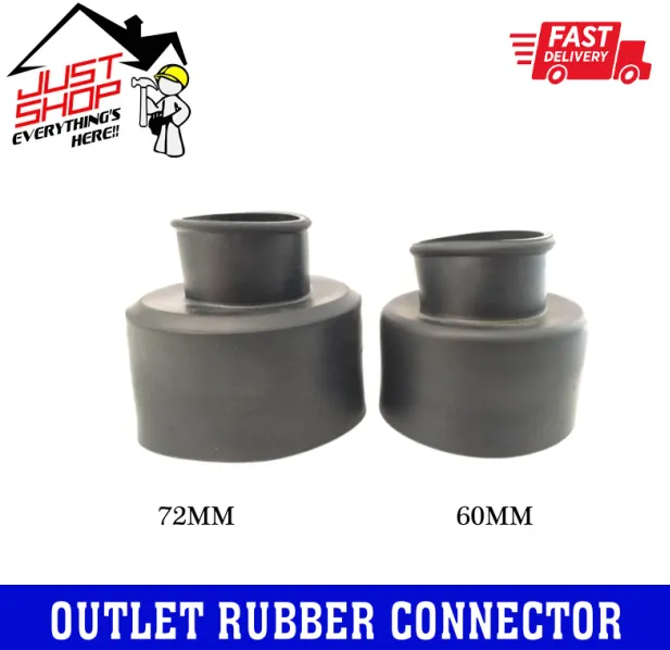 Toilet Bowl Outlet Rubber Connector / Penyambung Getah Tandas / 72mm ...