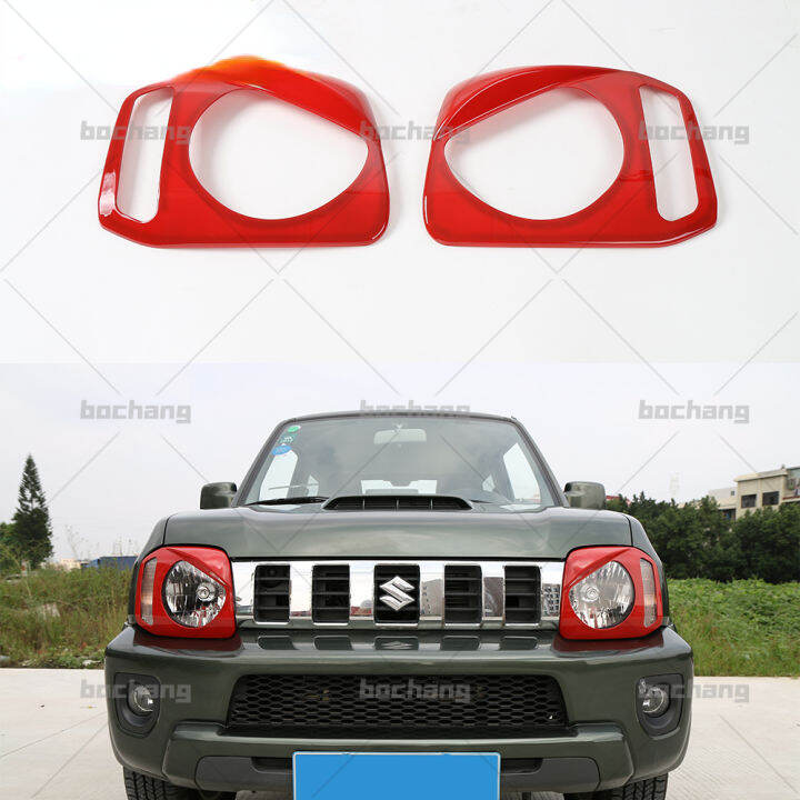 ABS Car Front HeadLight Protection Cover for Suzuki Jimny 2007 2008 ...