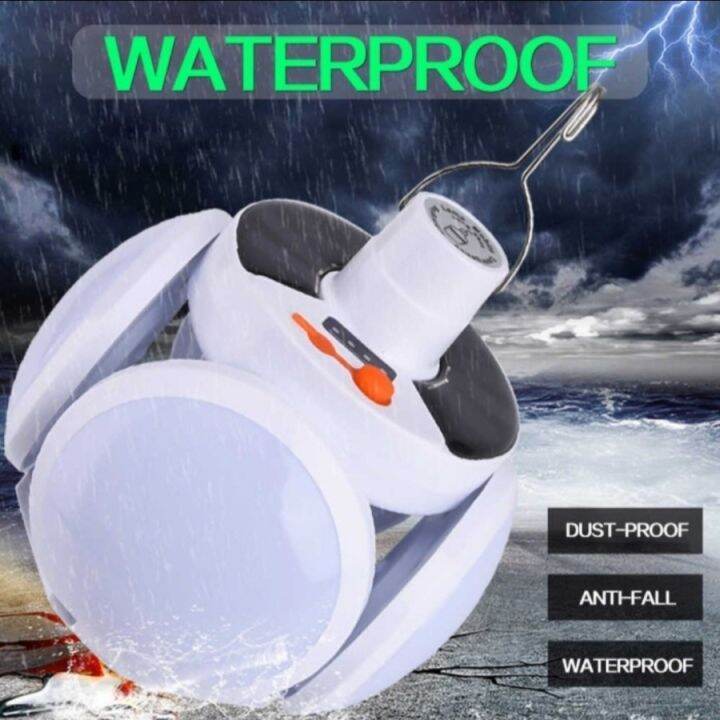 Lampu Tenda Camping Lampu Solar Emergency Charging Lamp 45 WATT / Lampu camping HOPL | Lazada ...