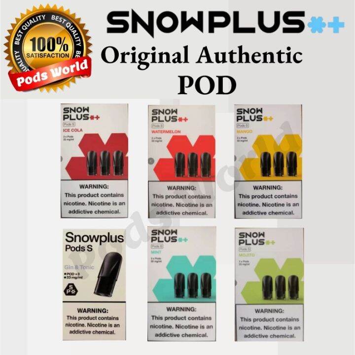 SnowPlus Pods flavor POD 100 Legit | Lazada PH