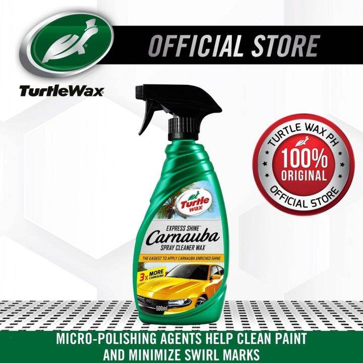 Turtle Wax Express Shine Carnauba Spray Cleaner Wax 473ml T-136W ...