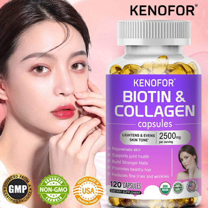 Kenofor Glutathione Whitening Capsules Skin Antioxidant Anti-Aging ...
