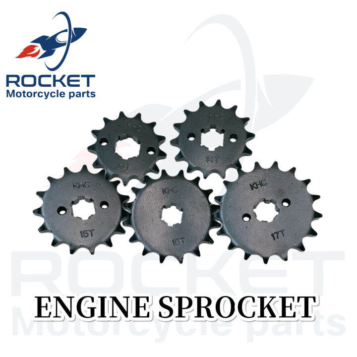 MOTORCYCLE ENGINE SPROCKET FOR XRM TMX DREAM BARAKO RS100 BAJAJ RAIDER HD3 ETC(13T 14T 15T 16T ...