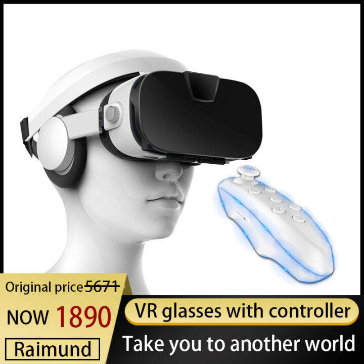 RAIMUND Vr with 2 Hands Controller Vr Box Vr Headset Vr Box with ...